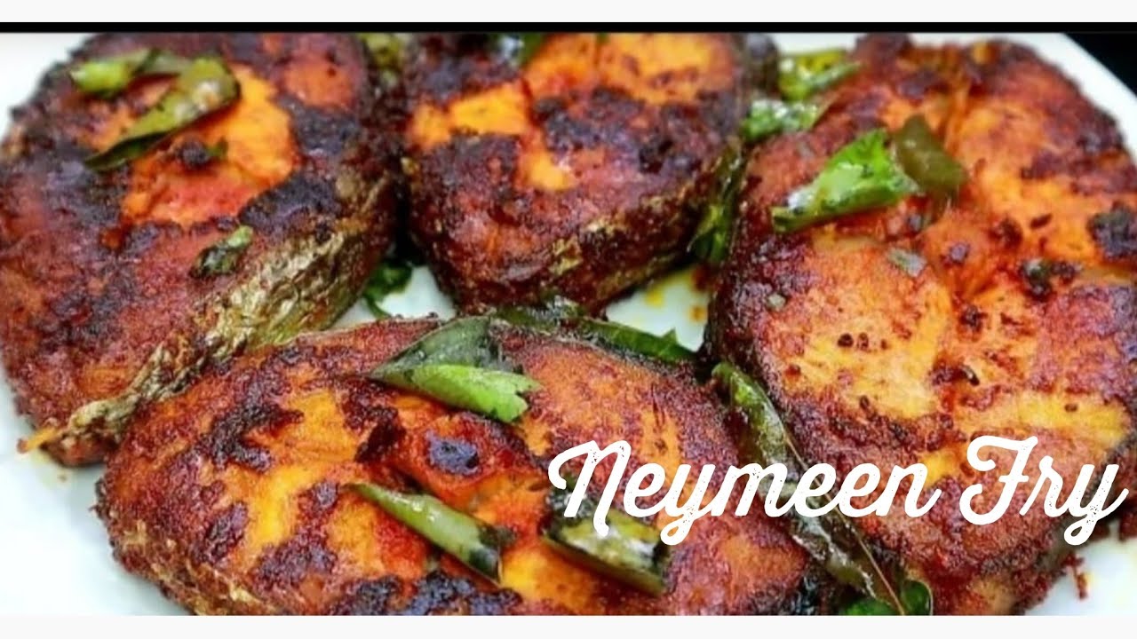 Neymeen Fry || Fish Fry || King Fish Fry || മീൻ പൊരിച്ചത് || by LAFIZ ...
