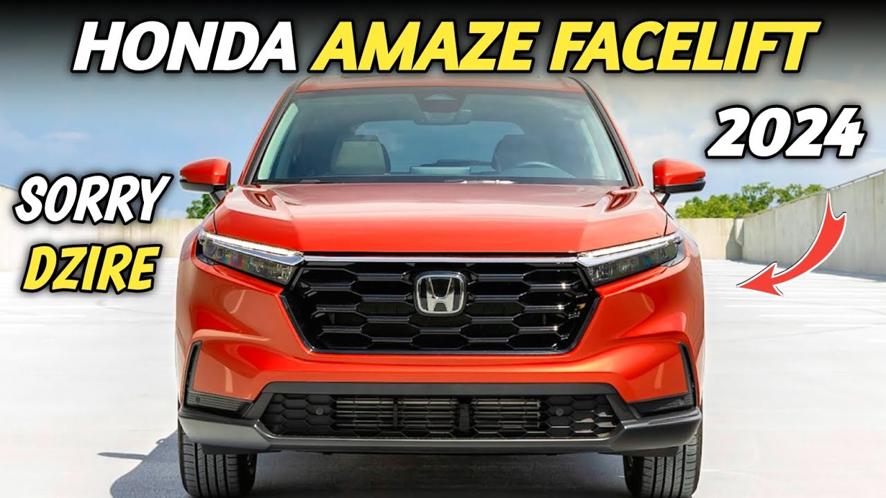 New HONDA AMAZE FACELIFT 2024 - All Details 🔥 || Honda Amaze 2024 ...