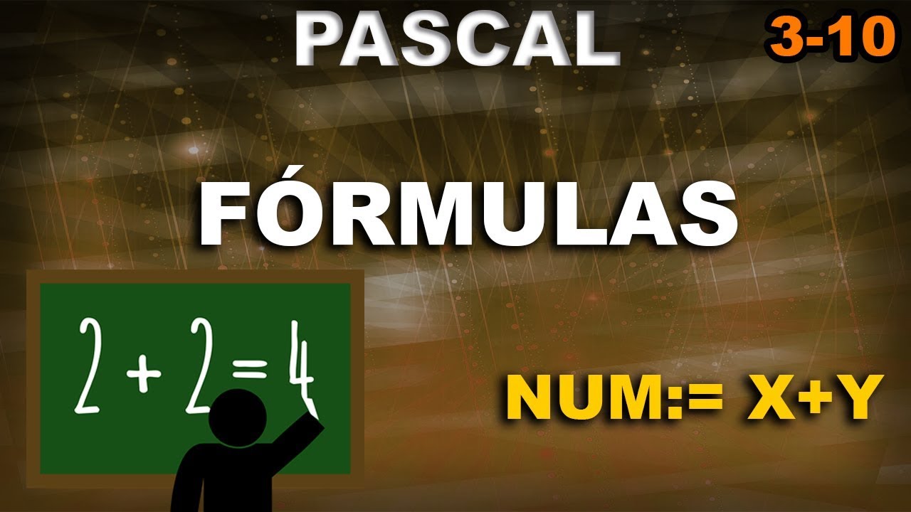 Fórmulas e atribuição (3-10) - Aula de Pascal - YouTube