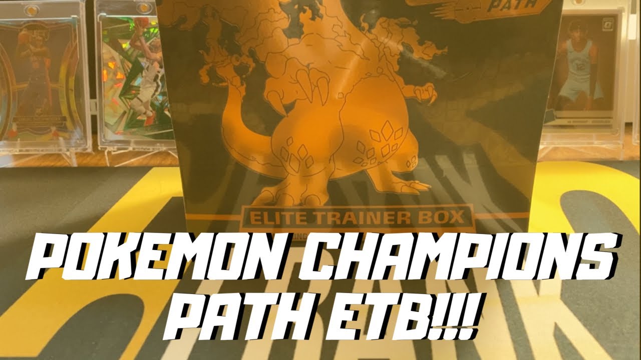 Pokemon Champions Path Elite Trainer Box! Can We Pull The Charizard ...