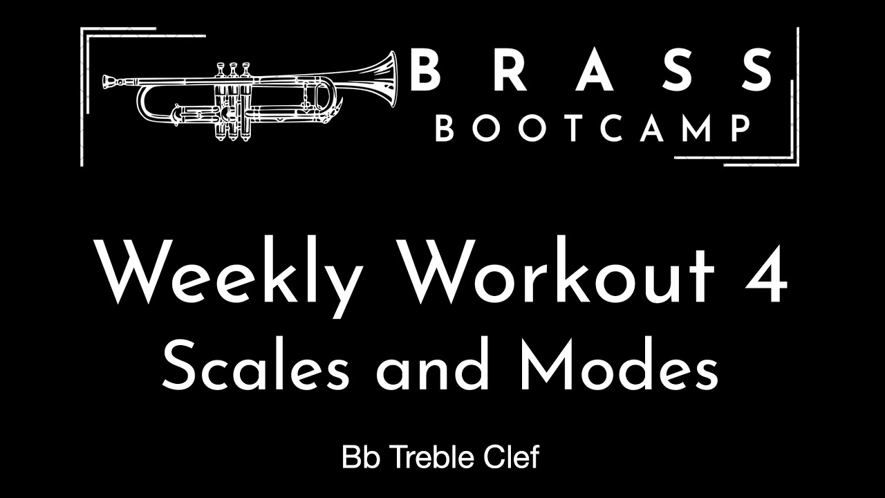 Weekly Workout 4 - Scales and Modes - Bb Treble Clef - YouTube