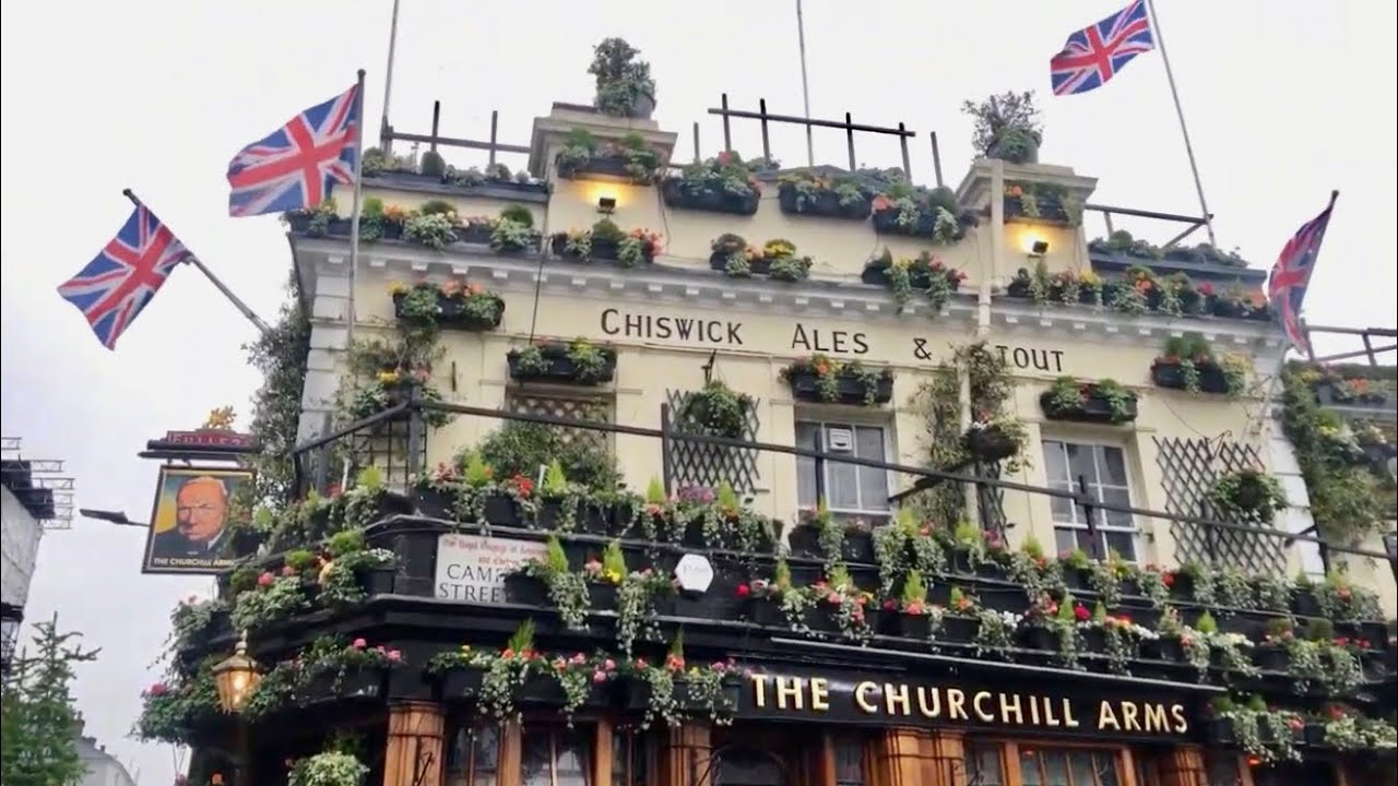 The Churchill Arms / Pub and Restaurant , London 🇬🇧 - YouTube