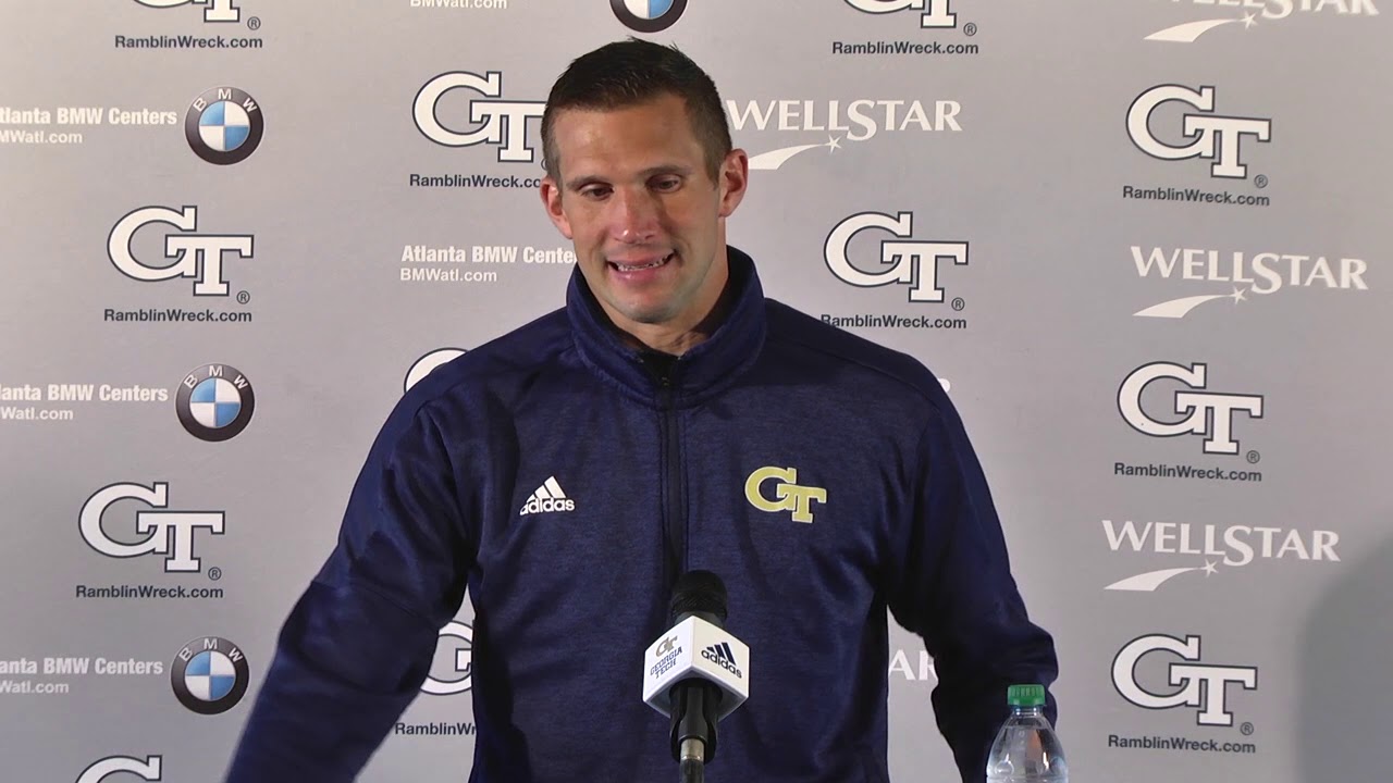 2019 Football: #GTvsUM Defensive Coordinator Andrew Thacker - YouTube