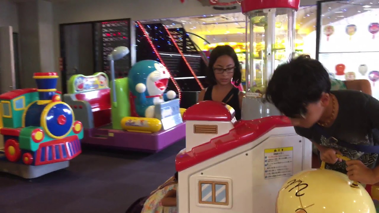 Moving to Okinawa: American Village Arcade - YouTube