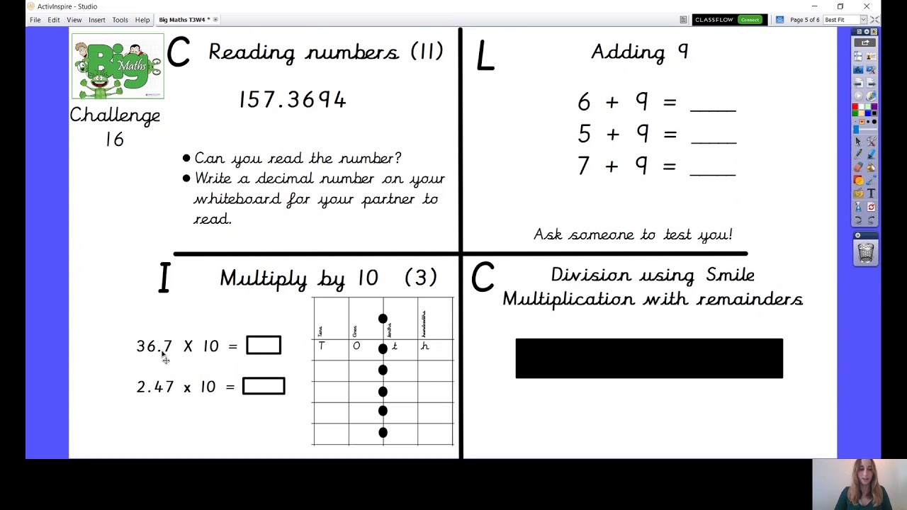 Year 5: Friday 29th January: Big Maths (CLIC skills) - YouTube