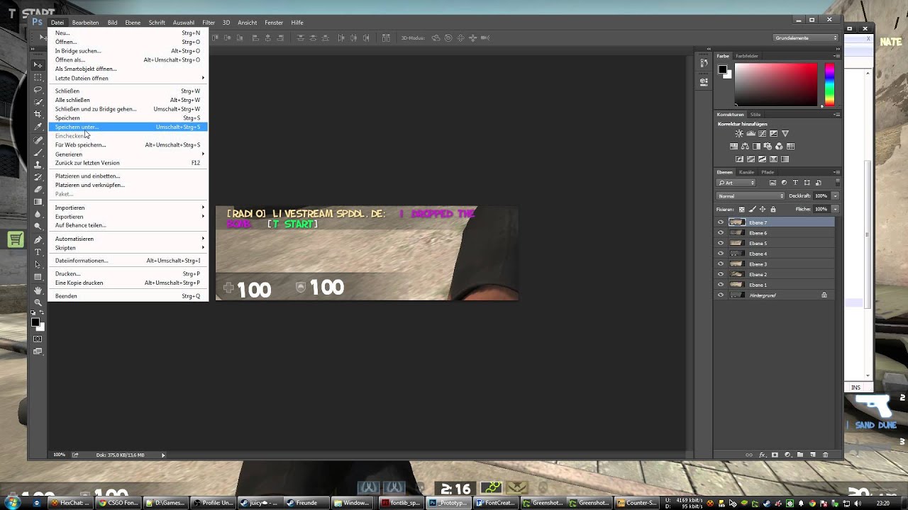create some CSGO fonts - YouTube