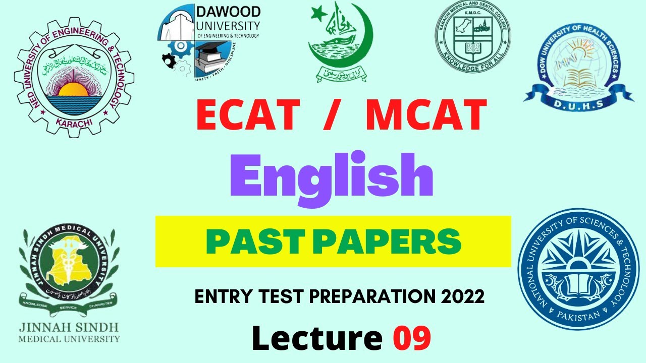 ENGLISH PAST PAPERS | NUMS | NED | DAWOOD | NUST | KU | DOW | ned entry ...