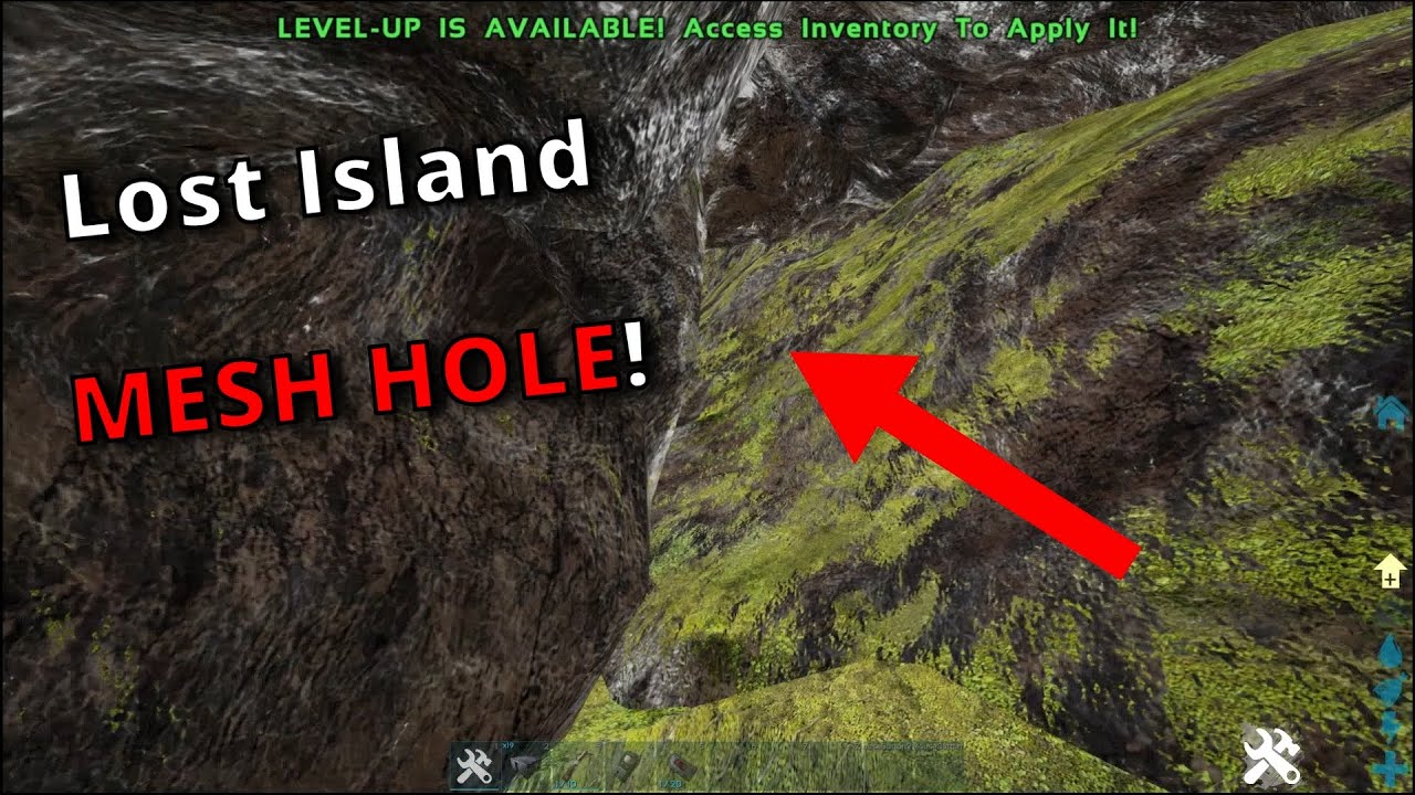 MESH HOLE OPEN TO WHOLE MAP! ARK Lost Island - YouTube