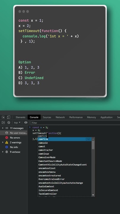 Crack The Interview Javascript Questions 123 Shorts Tricks Webdevelopment Interview Youtube