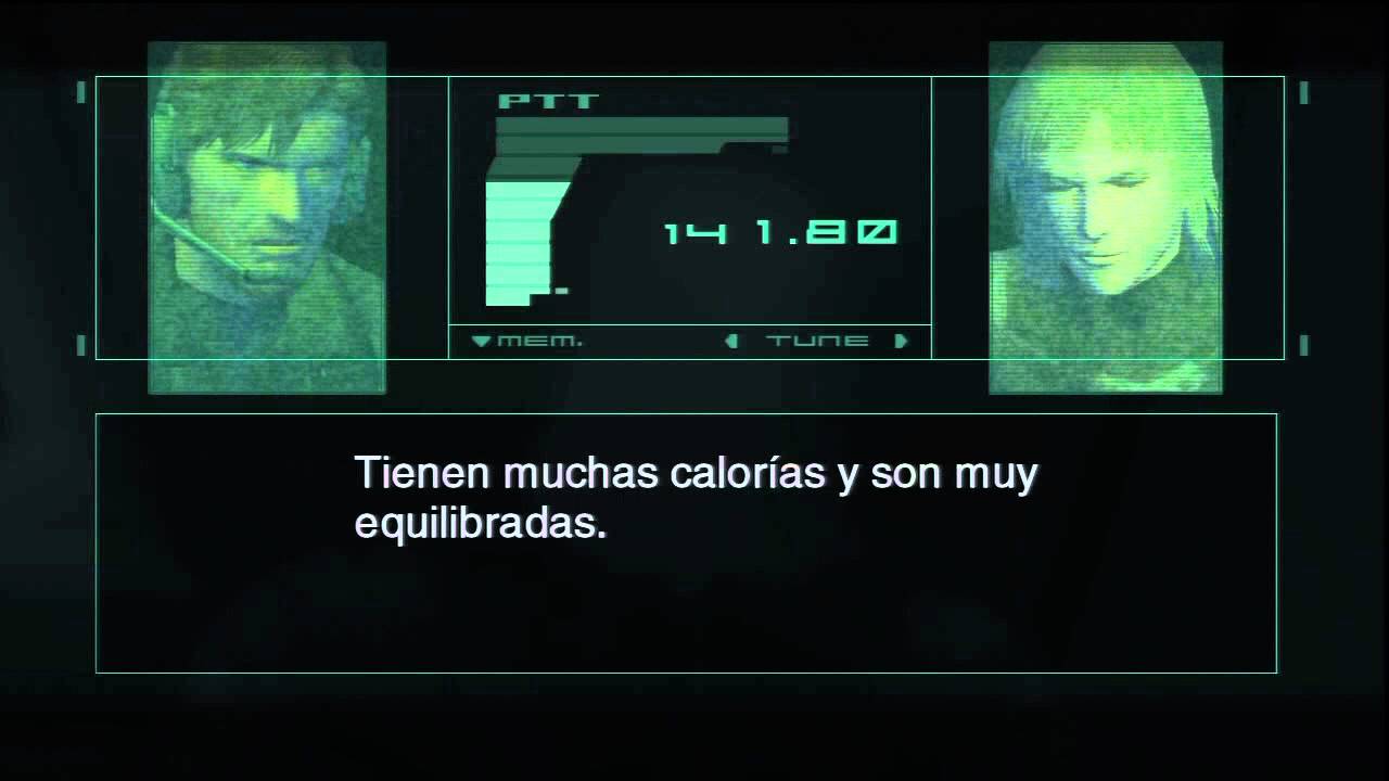 Metal Gear Solid 2 HD Collection Secrets: Rations VS Rose's Food - YouTube