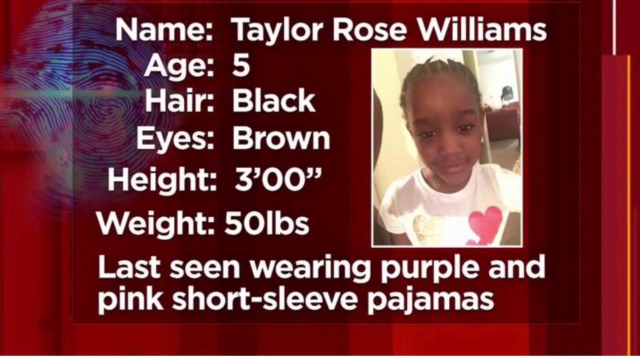 Missing Child Taylor Williams - YouTube