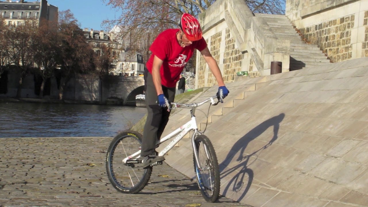Learn the trackstand on a trials bike - YouTube