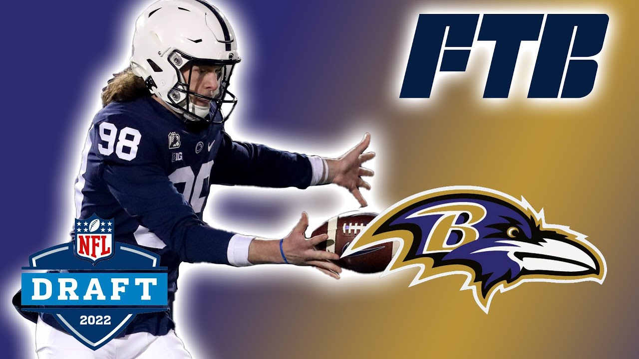 Scouting Baltimore Ravens 4th Round Pick, Penn State P Jordan Stout ...