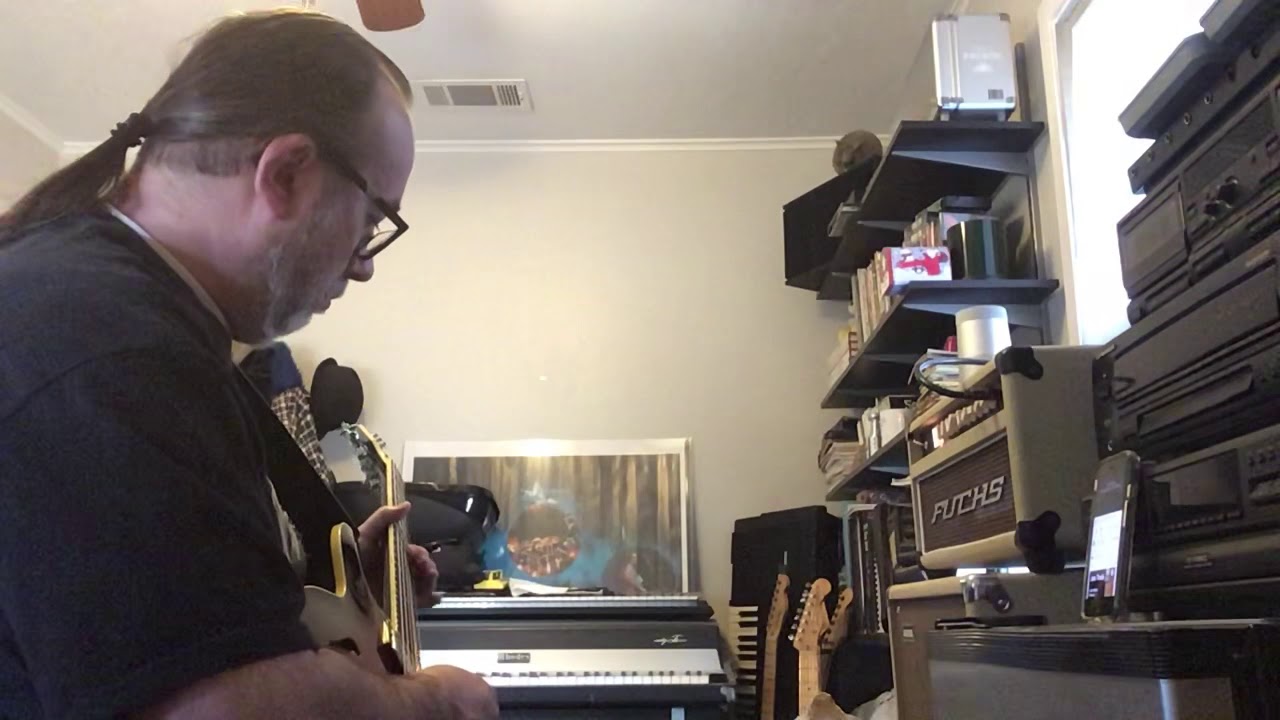 Two chord jam track with Fuchs Full House 50 and Hamer Newport. - YouTube