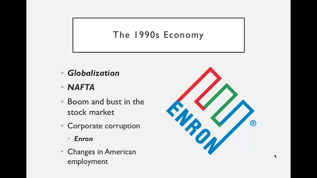 The 1990s Economy - YouTube