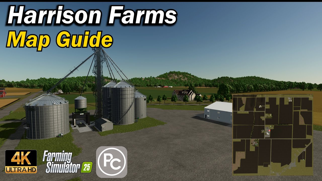 Harrison Farms | Map Guide | Farming Simulator 25 - YouTube