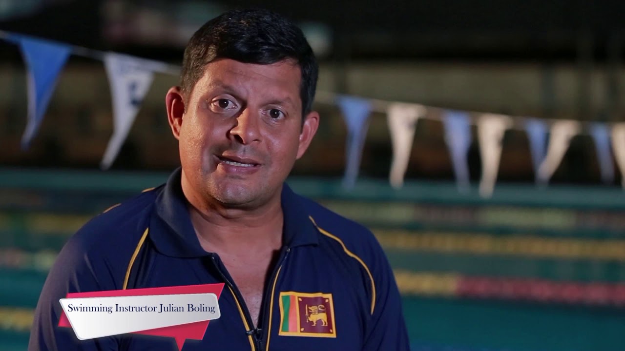 SLADA with Julian Bolling - Sri Lankan medal winning swimmer - YouTube