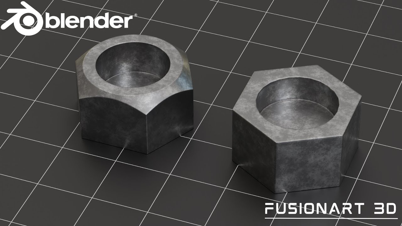 How to Create Bolt & Screw Hard Surface Tutorial in Blender - YouTube