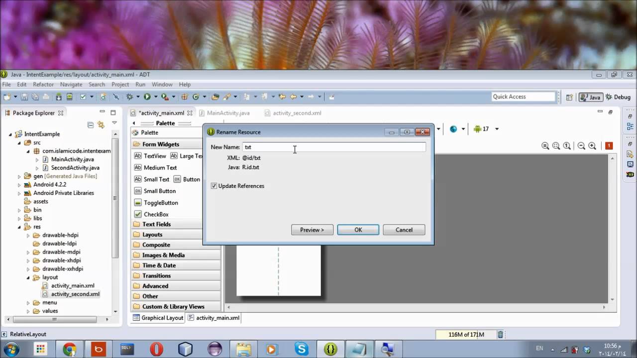 How to link and transfer data between two activities part1 - YouTube