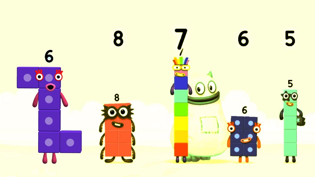 Numberblocks Numbers 6 7 8 Learn To Count Youtube New Weekly Videos On