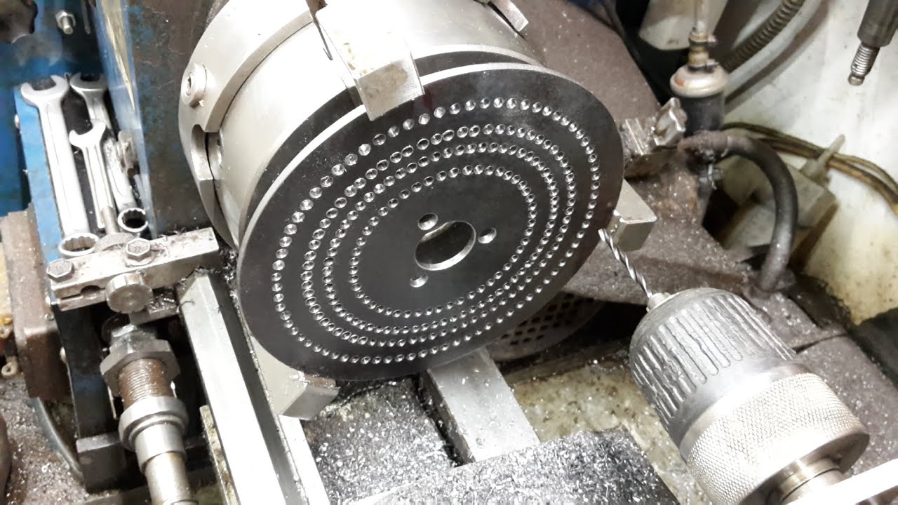 making a Dividing Plate - 349 holes - YouTube