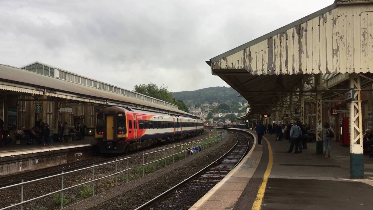 Trains @ Bath Spa 08/10/16 - YouTube