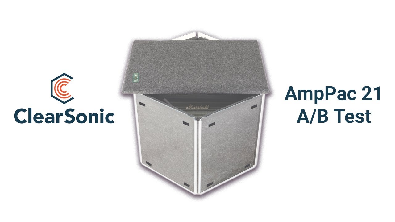 Guitar Amp Isolation Booth - A/B Test | ClearSonic AmpPac 21 - YouTube