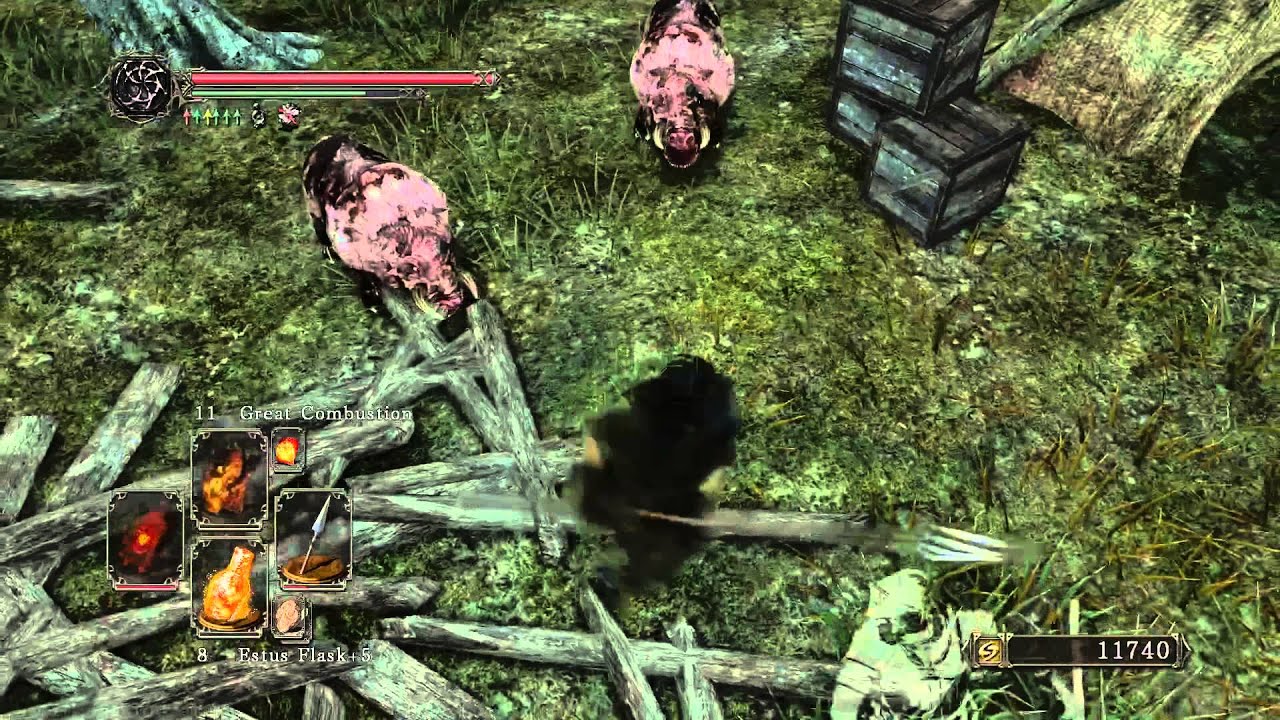 Let's Play Dark Souls 2: Of Pigs and Pickaxes - YouTube
