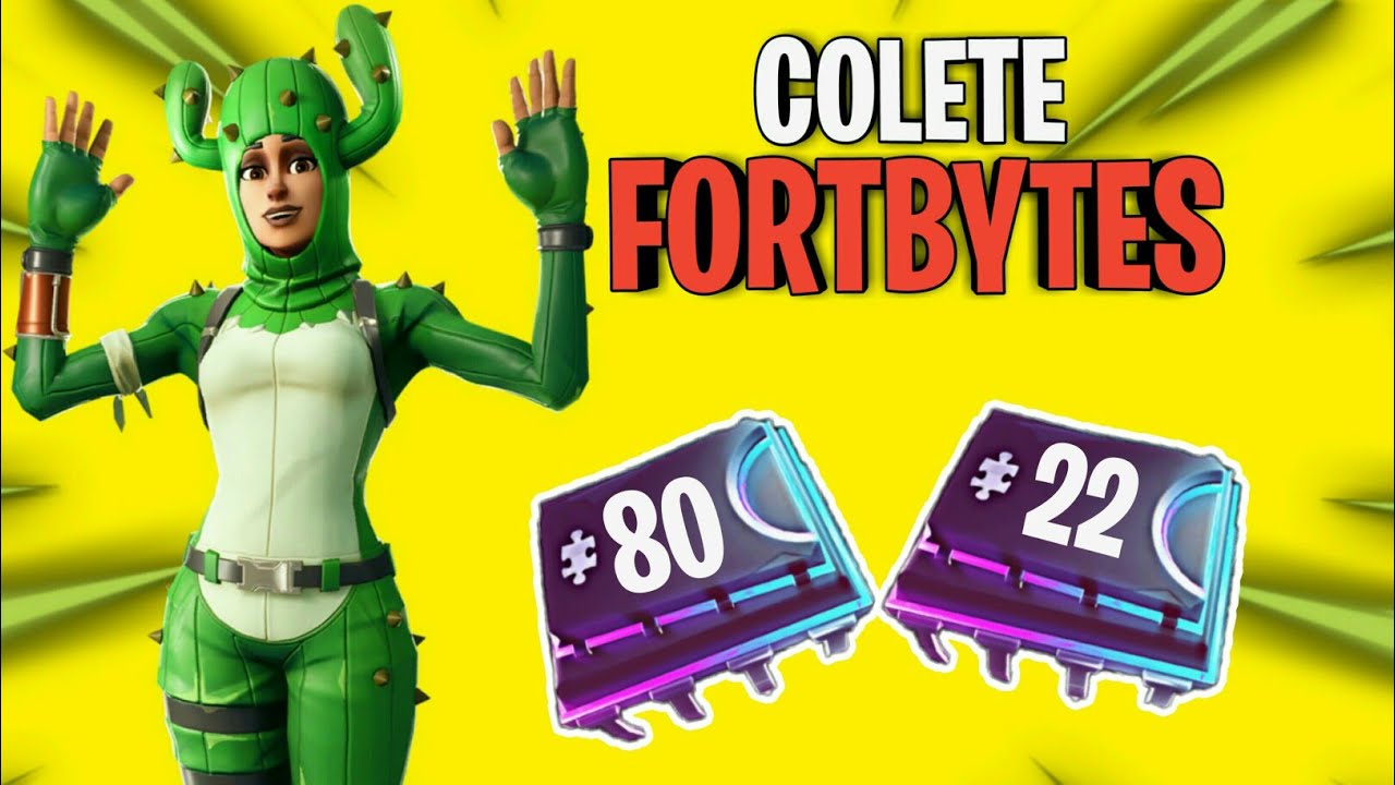 DESAFIOS COLETE FORTBYTES - FORTBYTE 80 - FORTBYTE 22 - TEMPORADA 9 ...