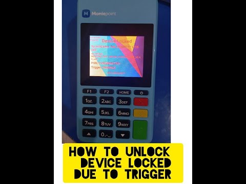 How to Unlock Device Locked Due to Trigger - YouTube