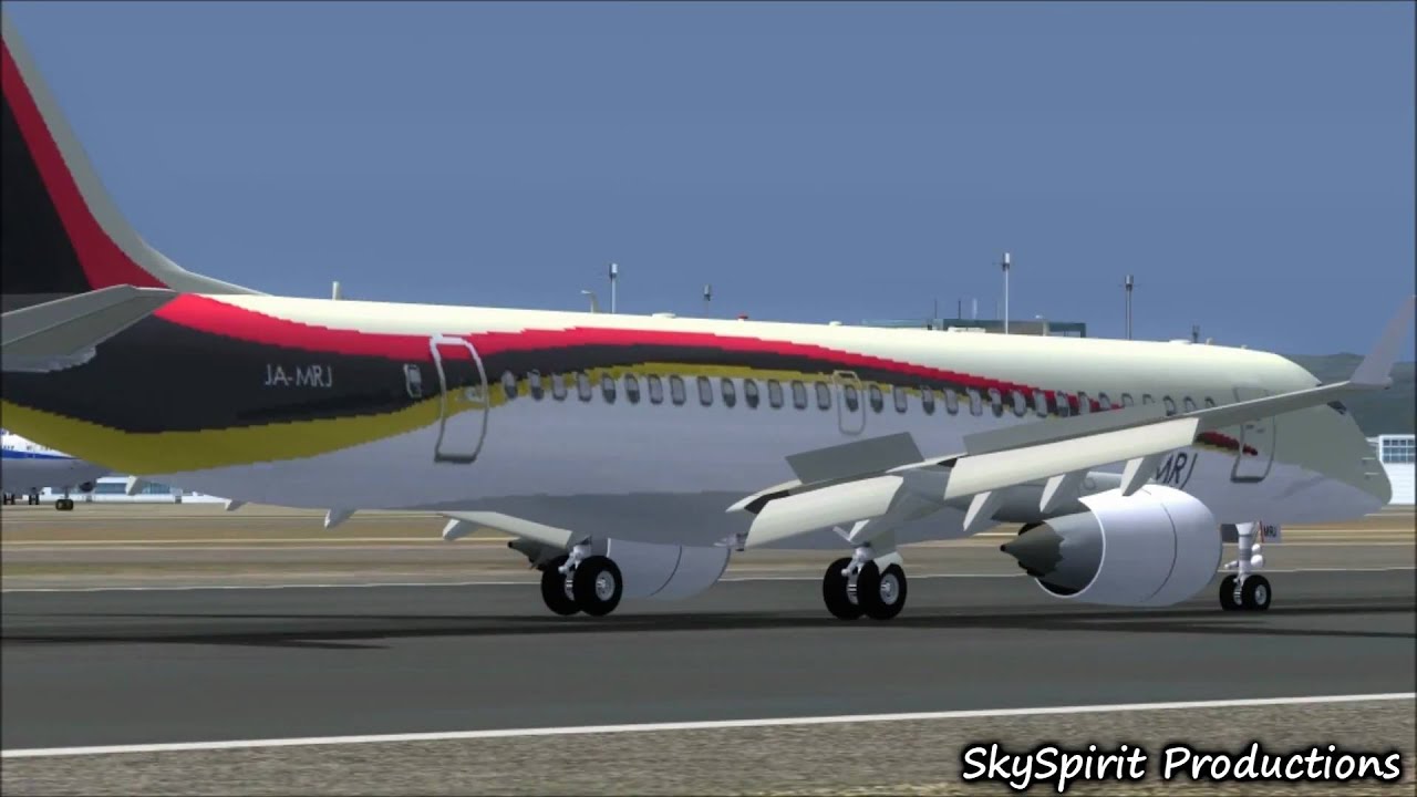 -Future of Japanese Aviation- Mitsubishi MRJ - YouTube