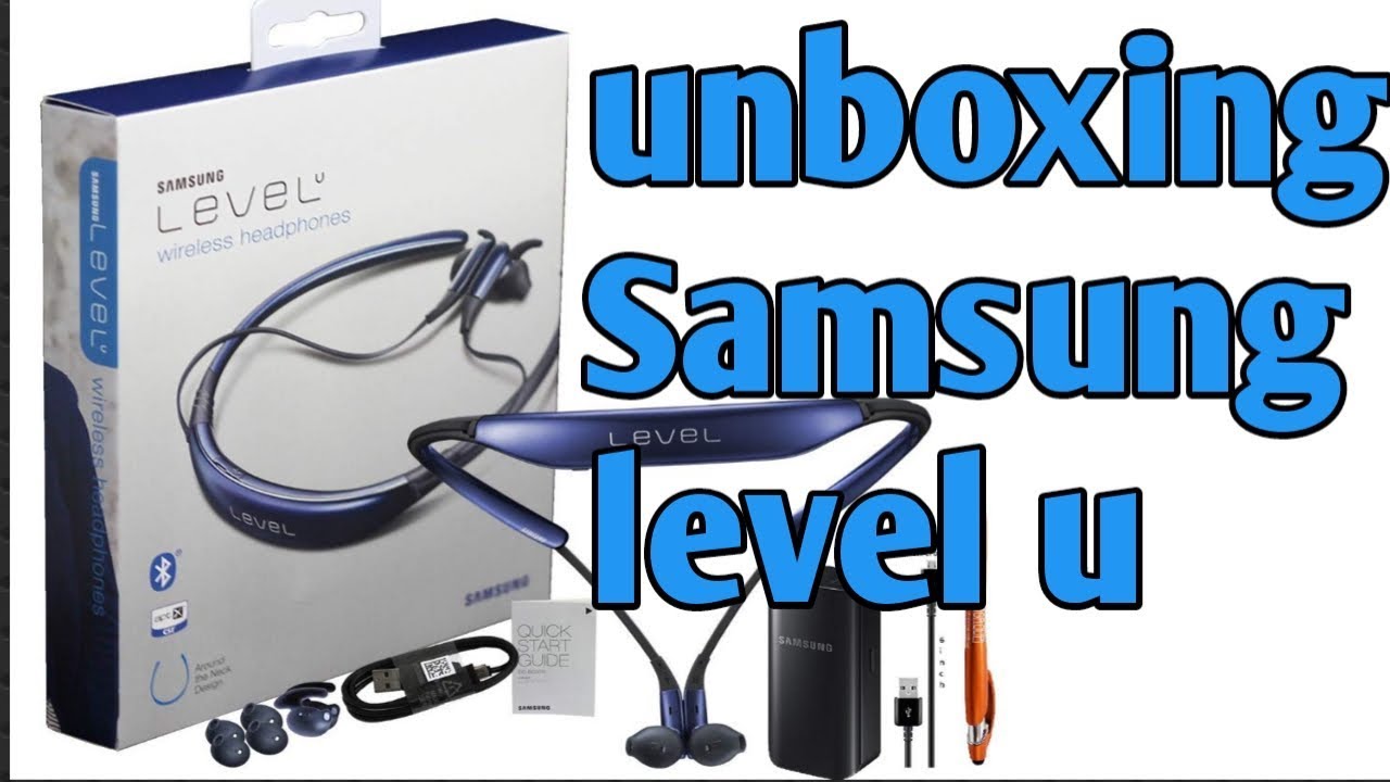 unboxing Samsung level u - YouTube