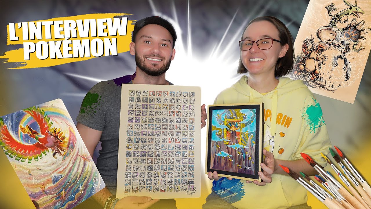 ITV Pokémon - Mwoaa, l'artiste qui peint sur les cartes - YouTube