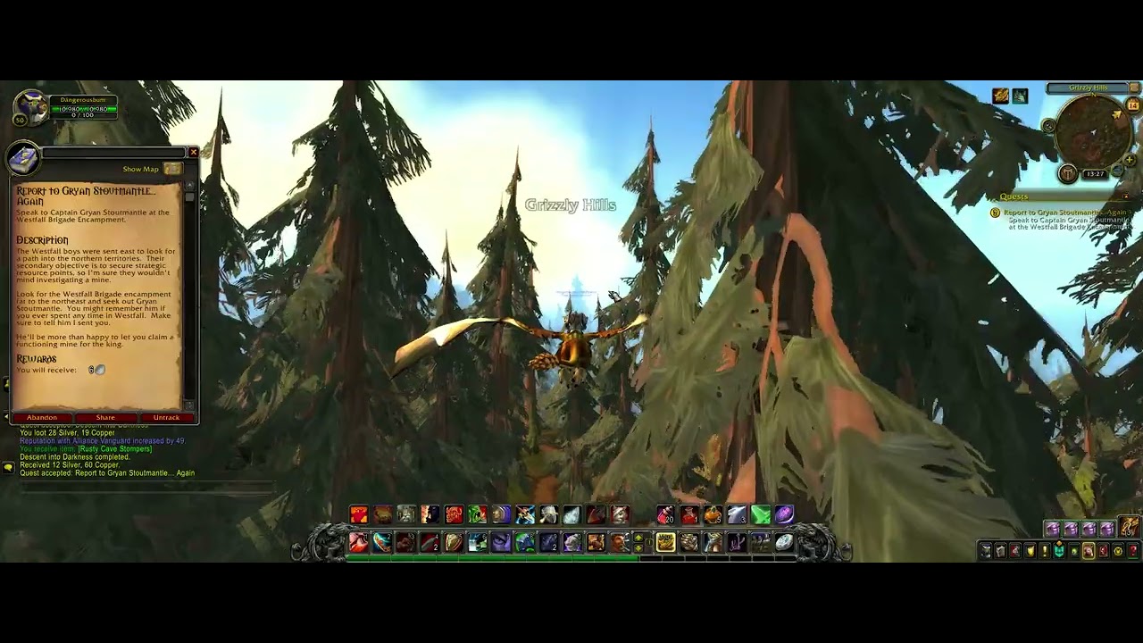 World of Warcraft: Report to Gryan Stoutmantle... Again - Quest ID ...