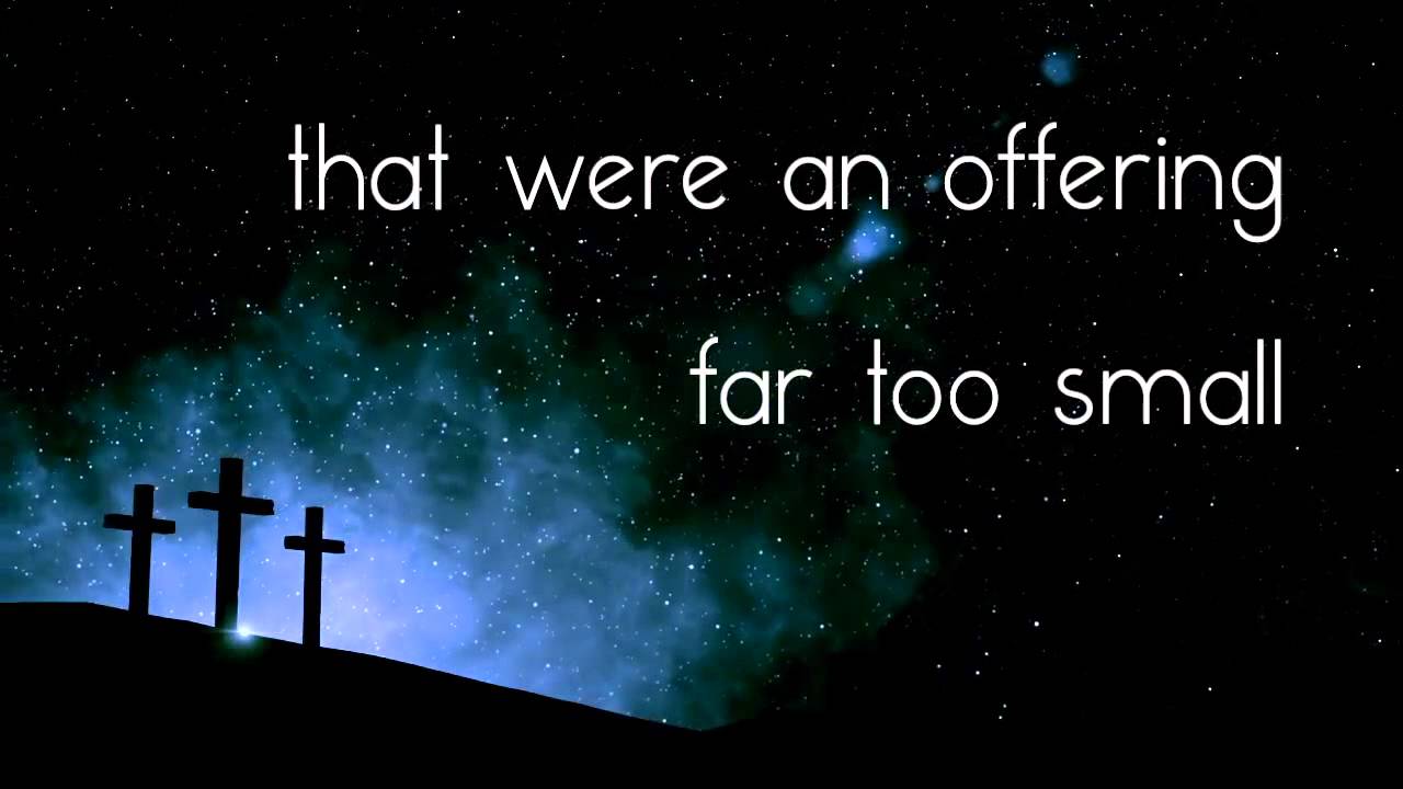 The Wonderful Cross w Lyrics Chris Tomlin - YouTube