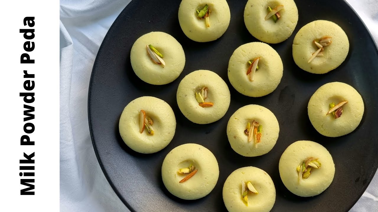 Peda Recipe with Milk Powder | Instant Peda | Quick and Easy Peda ...
