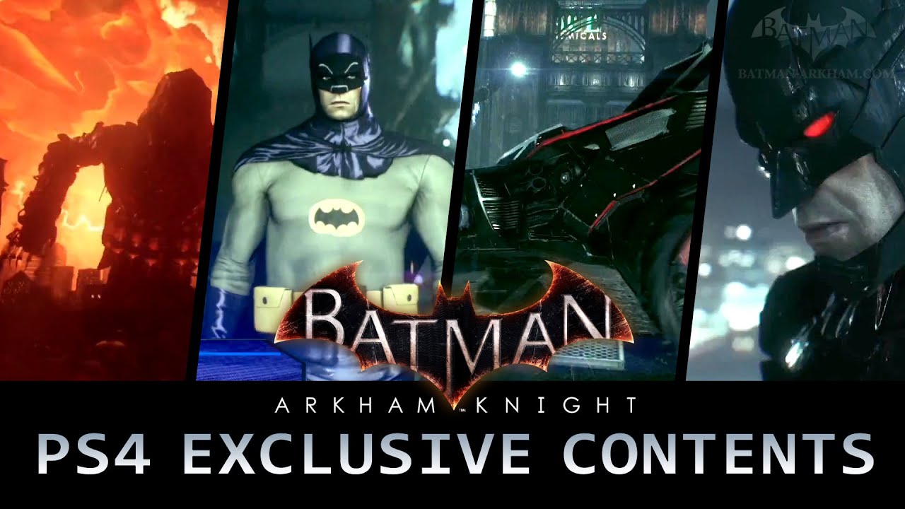 Batman: Arkham Knight - PS4 Exclusive Content Trailer - YouTube