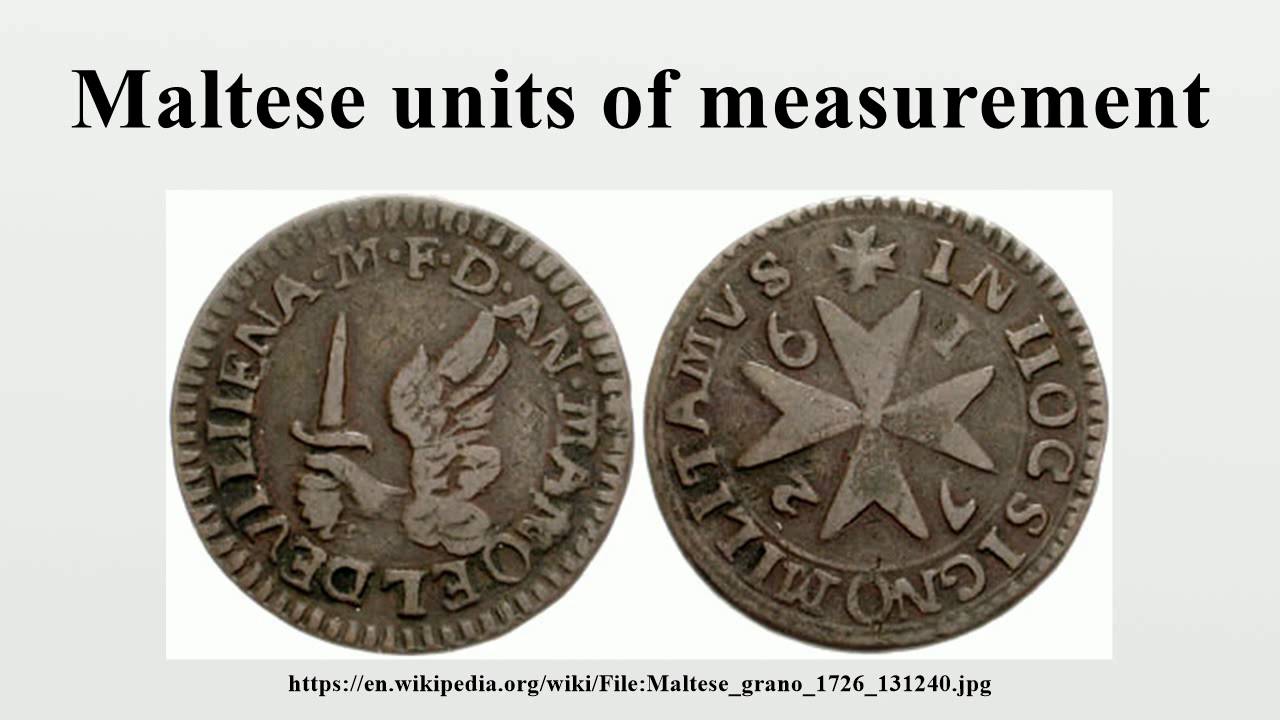 Maltese units of measurement - YouTube