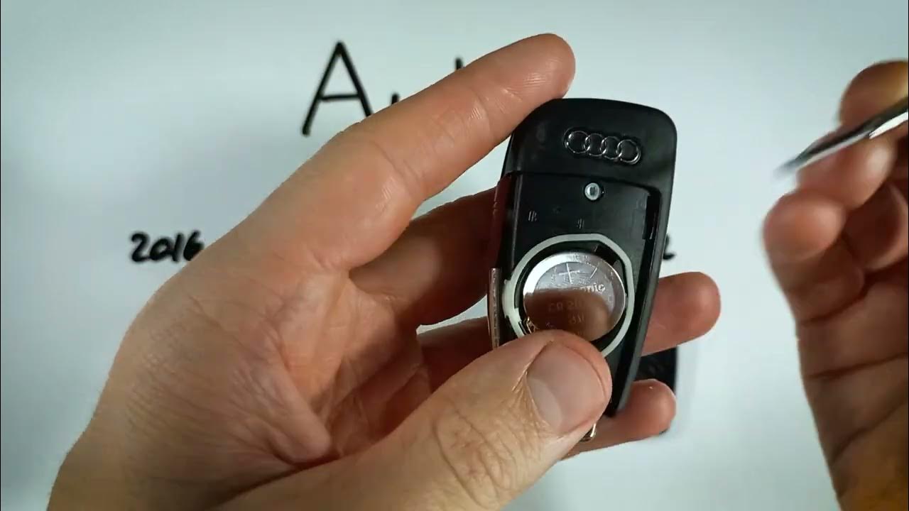Audi TT Key Fob Battery Replacement (2006 - 2010) - YouTube