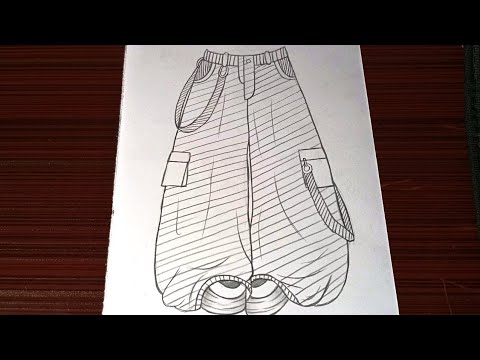 How to draw baggy jeans | how to draw pants | easy drawing tutorial ...