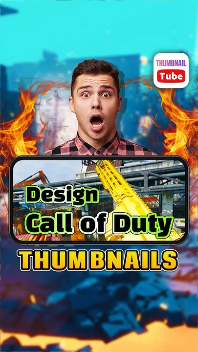 Design High Views Call Of Duty Thumbnails With Tubecut Tubecut