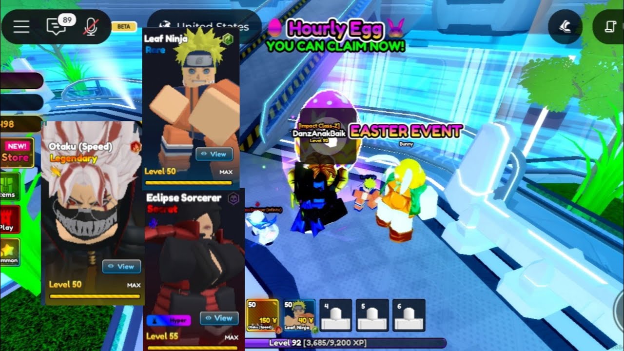 How To Solo Easter Event With Madara Capitalist Anime Ranger X Roblox ...