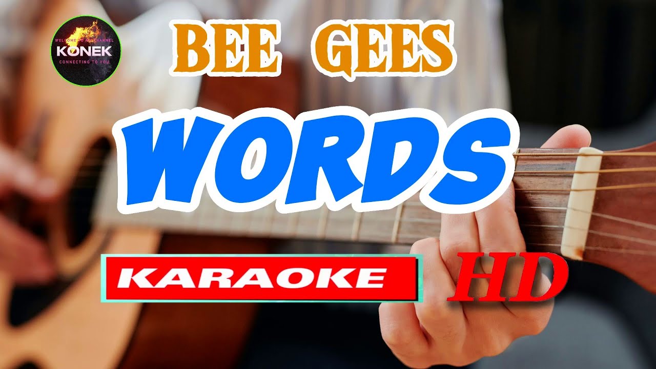 Words KARAOKE HD #KARAOKE - YouTube