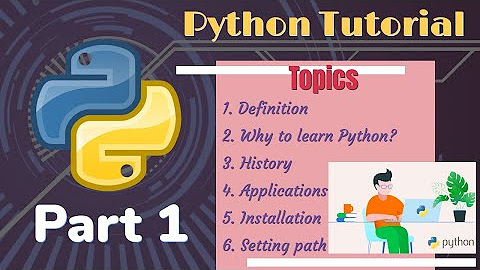 Python tutorial for beginners | Learn python from basics - YouTube