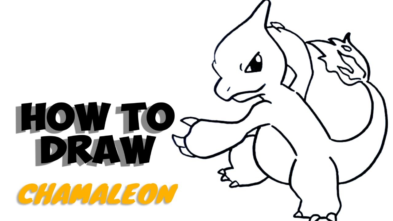 How to Draw Charmeleon From Pokemon - YouTube