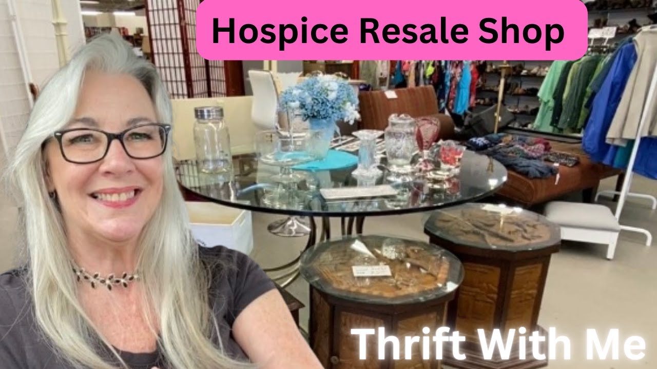 Thrift this Hospice Resale Shop with me & wait until you see these prices! - YouTube