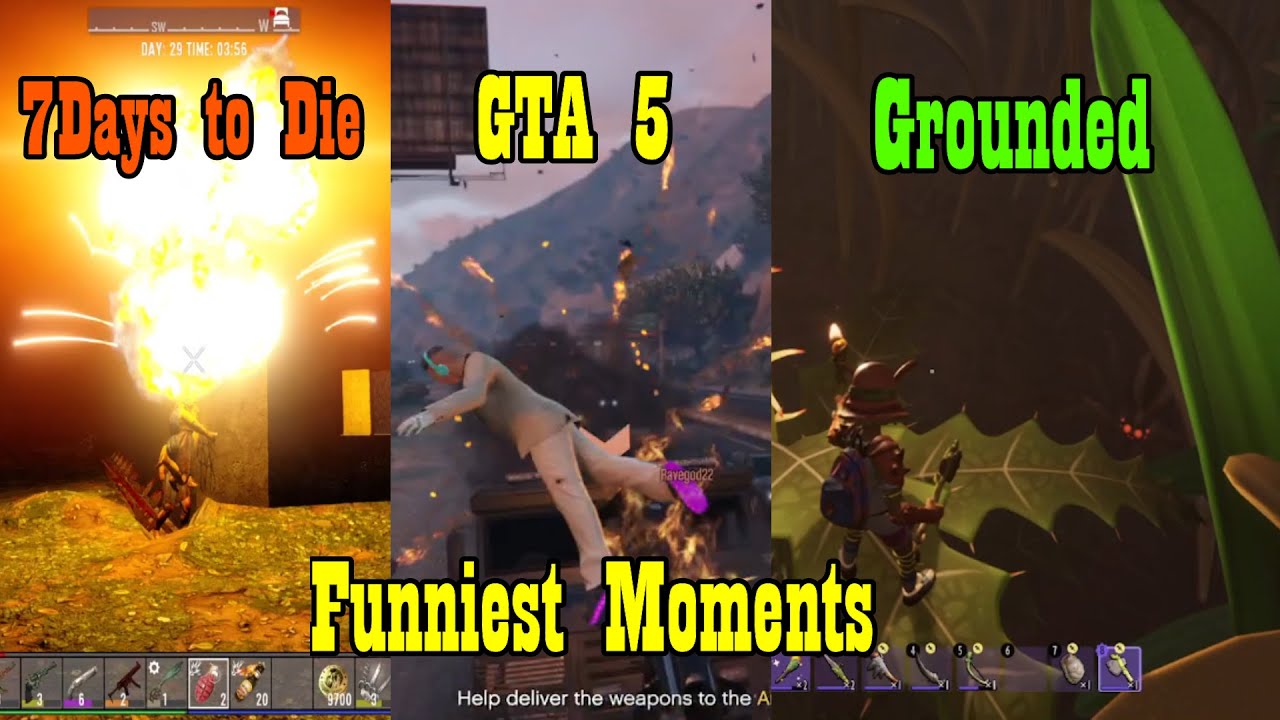 Funniest Moments- 7days Gta5 Grounded - YouTube