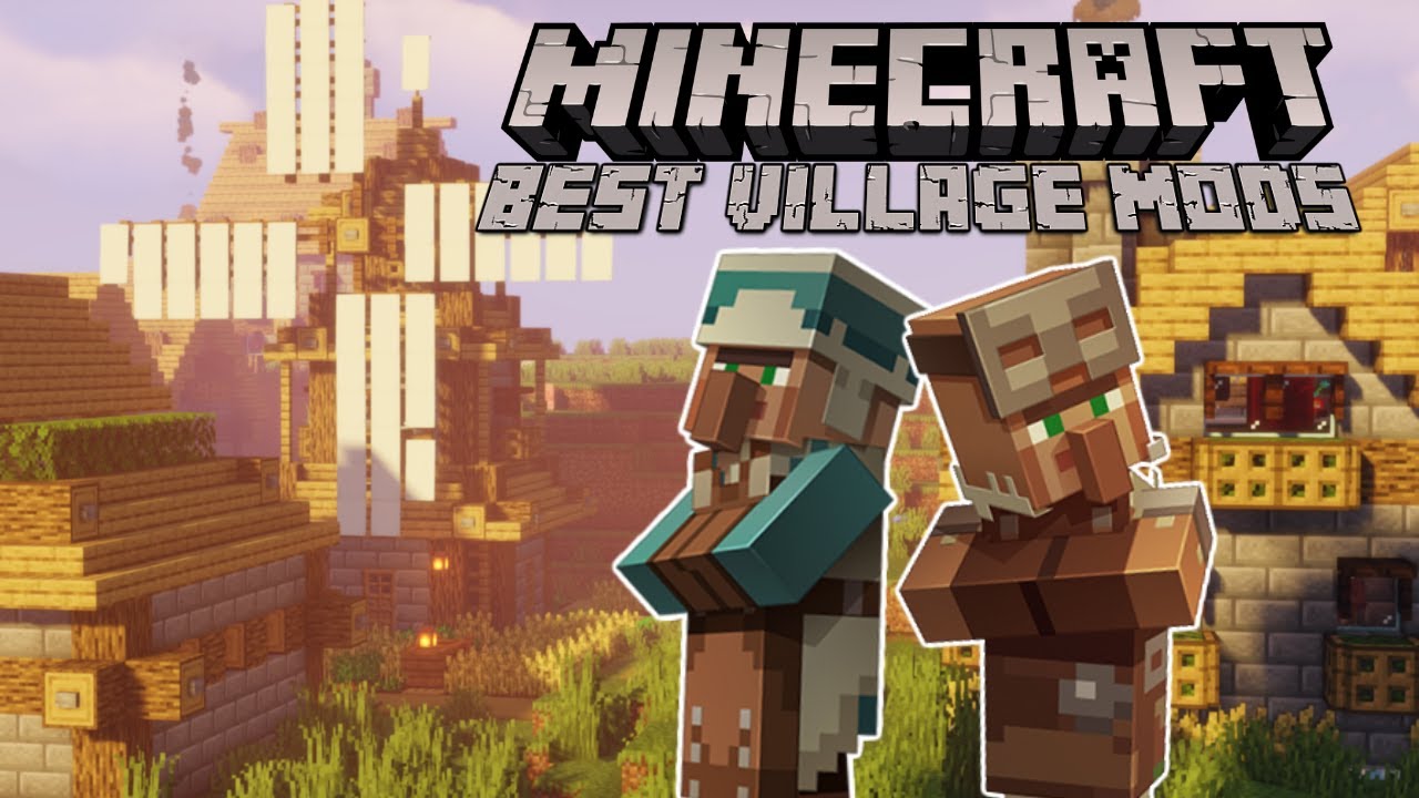 AWESOME Minecraft Mods to Improve Villages - 1.18.2 - YouTube