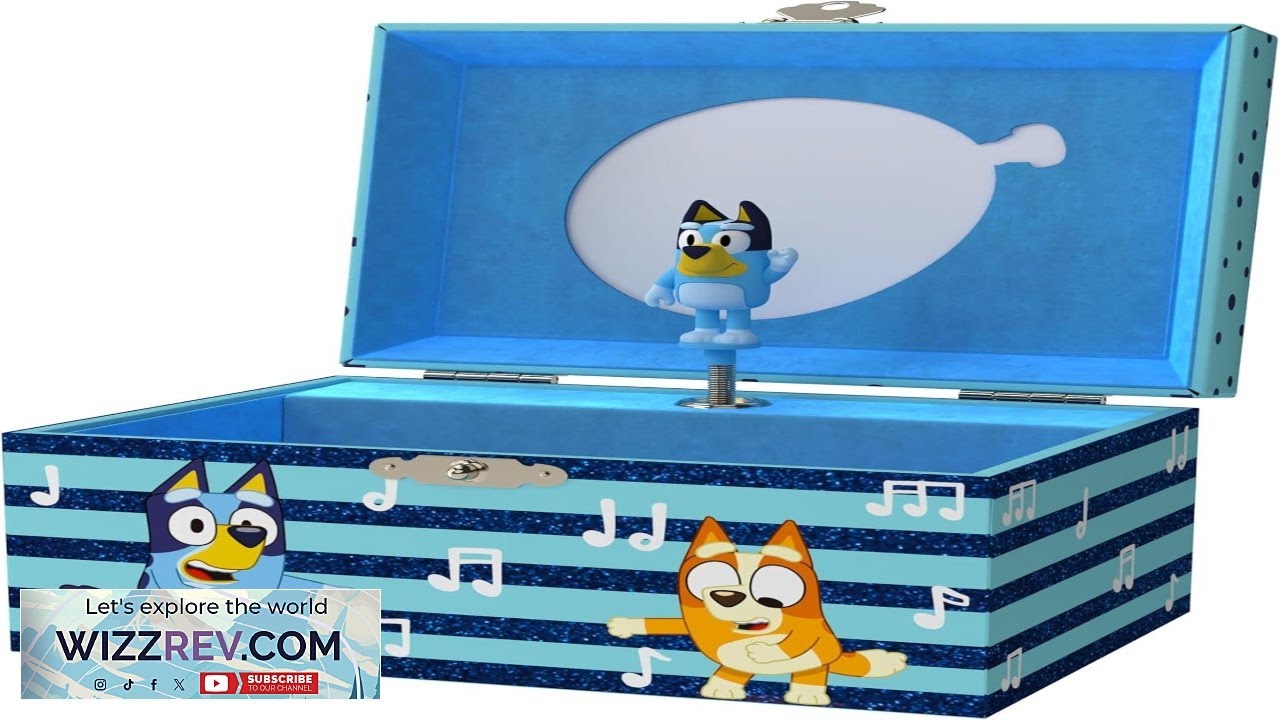Bluey Jewelry Box for Girls Musical Jewelry Box with Spinning Figurine ...