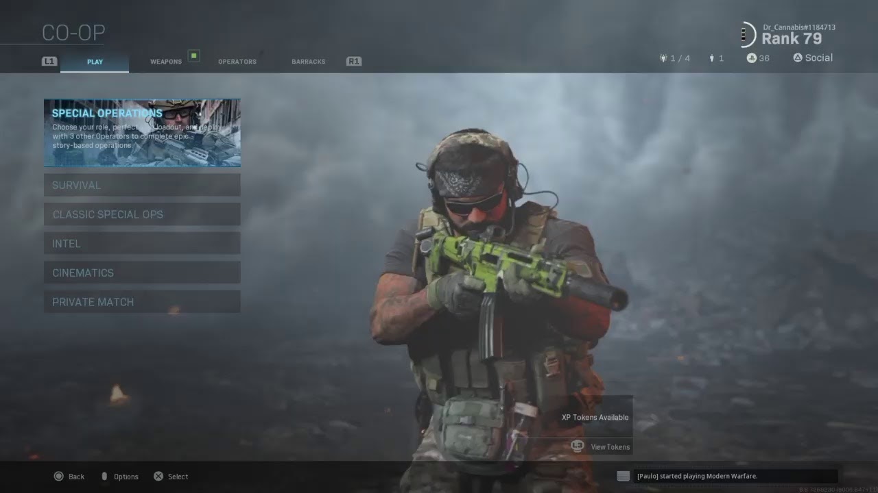 Dr_Cannabis's COD Modern Warfare Spec Ops - YouTube